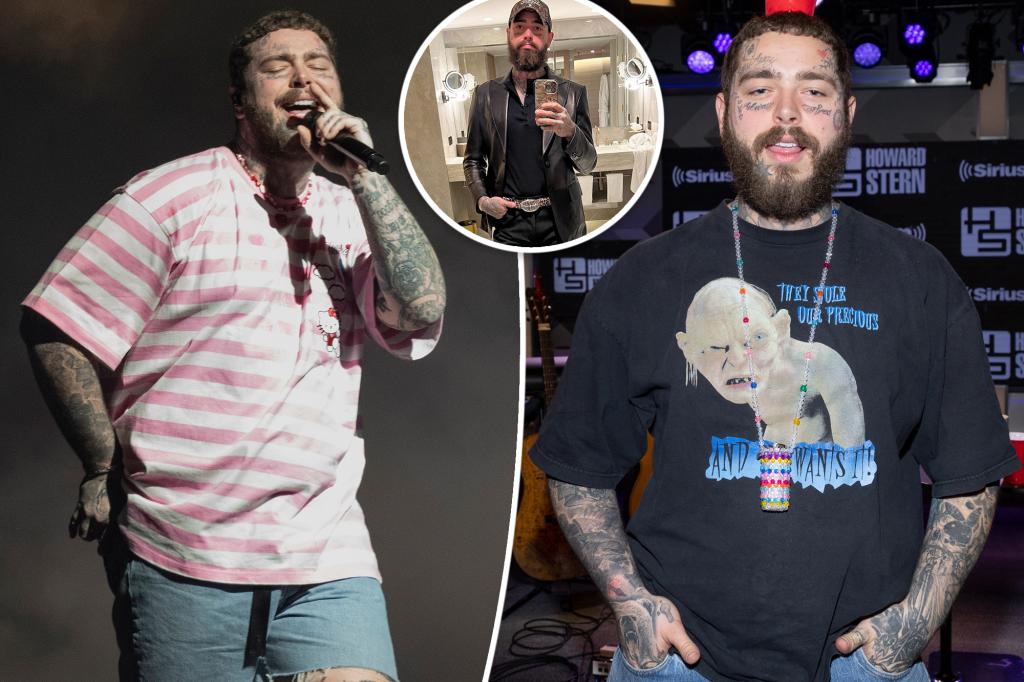 #PostMalone FLAUNTS 55lb WEIGHT LOSS in new pics! [pics] | The Gamutt Blog